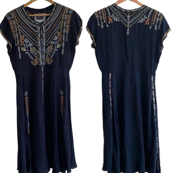Johnny Was | Dresses | Johnny Was Biya Louise Challis Dress Nwt | Poshmark